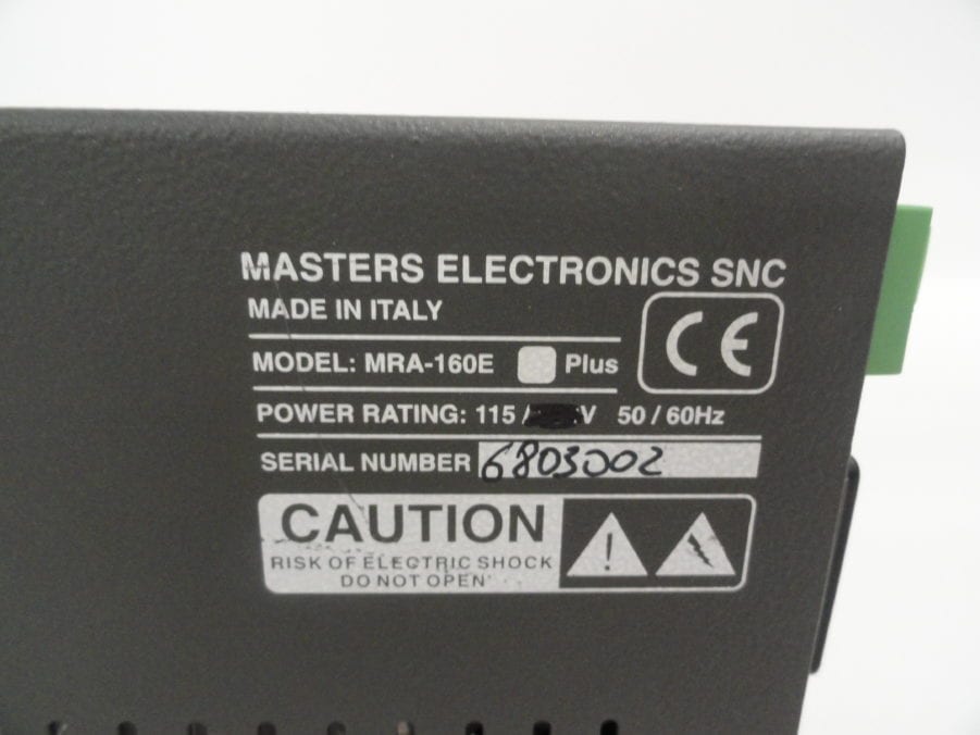 Masters Electronics MRA-160E Enhanced Amplifier Series - Free US ...
