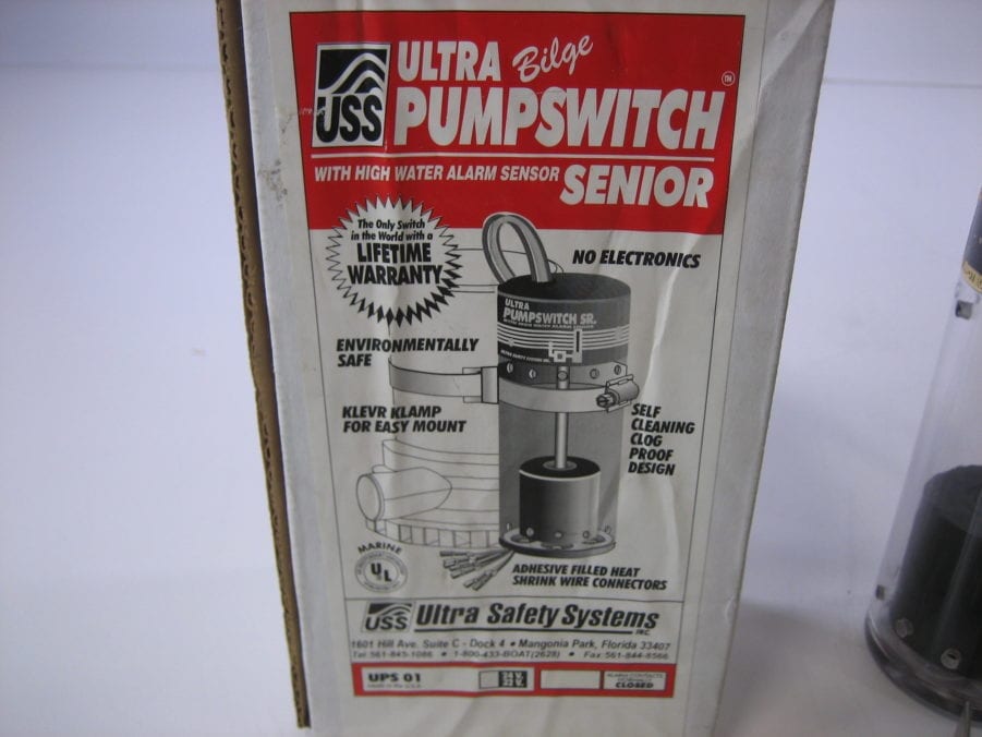 Ultra Safety Systems *NEW* Ultra Bilge Pump Switch Senior - USS UPS-01 ...