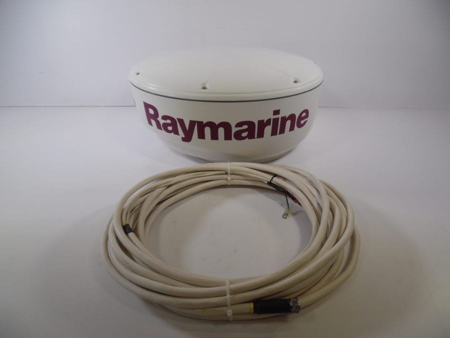 Raymarine 4kw RD418HD Color Radome 18'' w/ 15M Cable - Tested Good ...