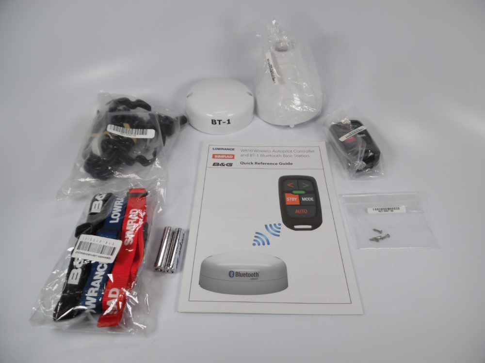 Simrad WR10 Wireless Autopilot Remote W/ BT1 Bluetooth Base - NEW OPEN ...