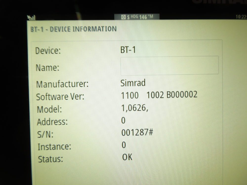 Simrad WR10 Wireless Autopilot Remote W/ BT1 Bluetooth Base - NEW OPEN ...