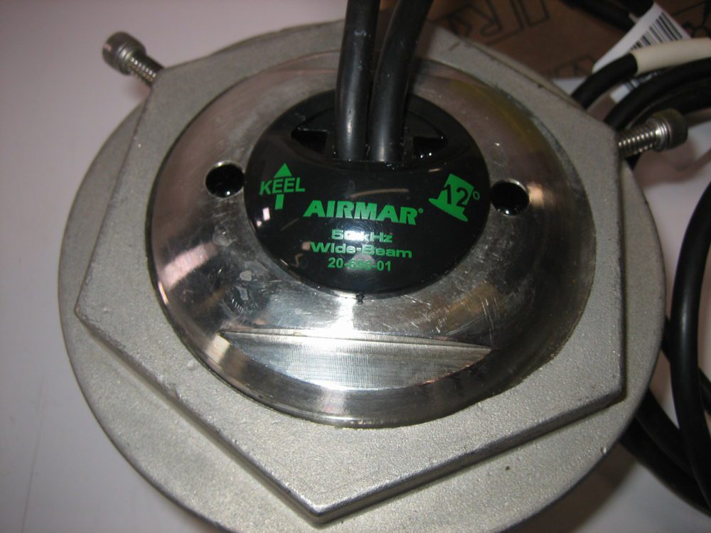 Airmar/Garmin SS264W 50khz 8-Pin Blue 12° Thru-Hull SS Transducer NEW ...
