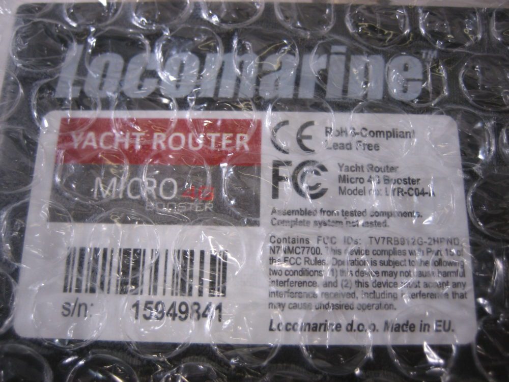 LocoMarine Yacht Router *NEW OPEN BOX* Micro 4G Booster Complete - Max ...