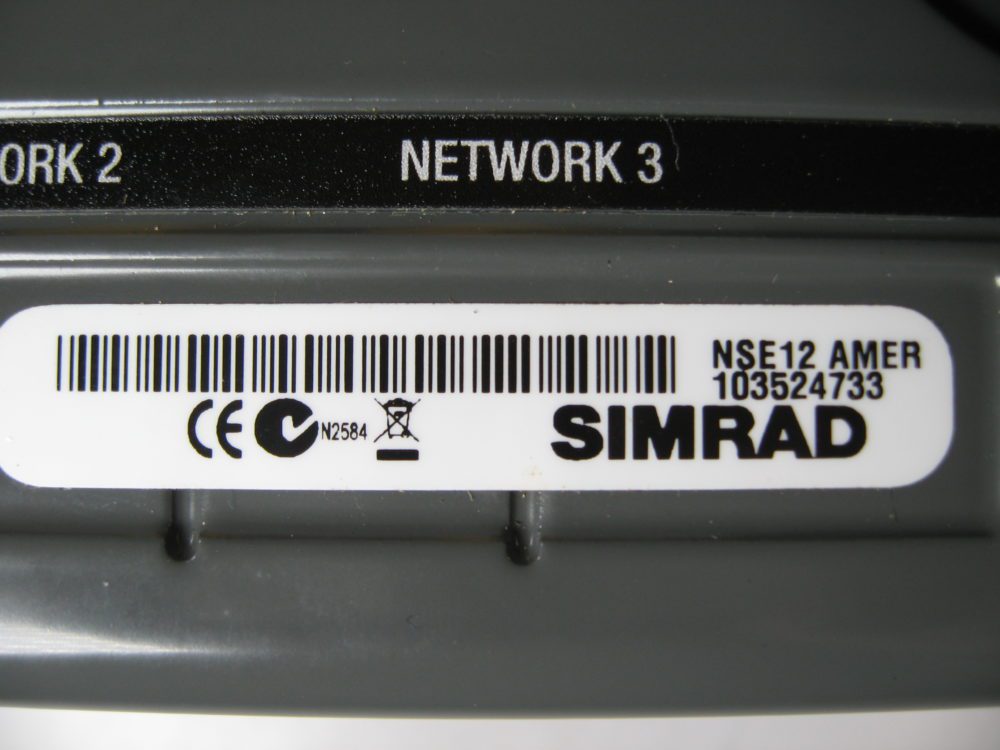 Simrad NSE12 AMER MFD Multi Function Display Bench Tested - Max Marine ...