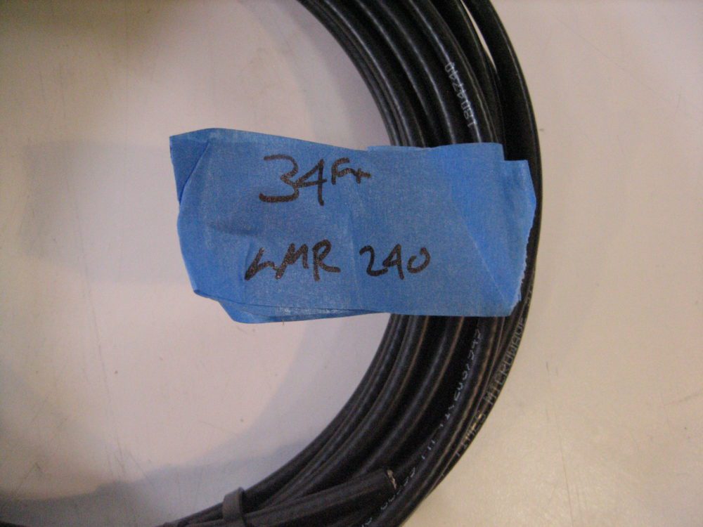 Times Microwave Systems LMR-240 *NEW OLD STOCK 34ft.* Coax - Max Marine ...