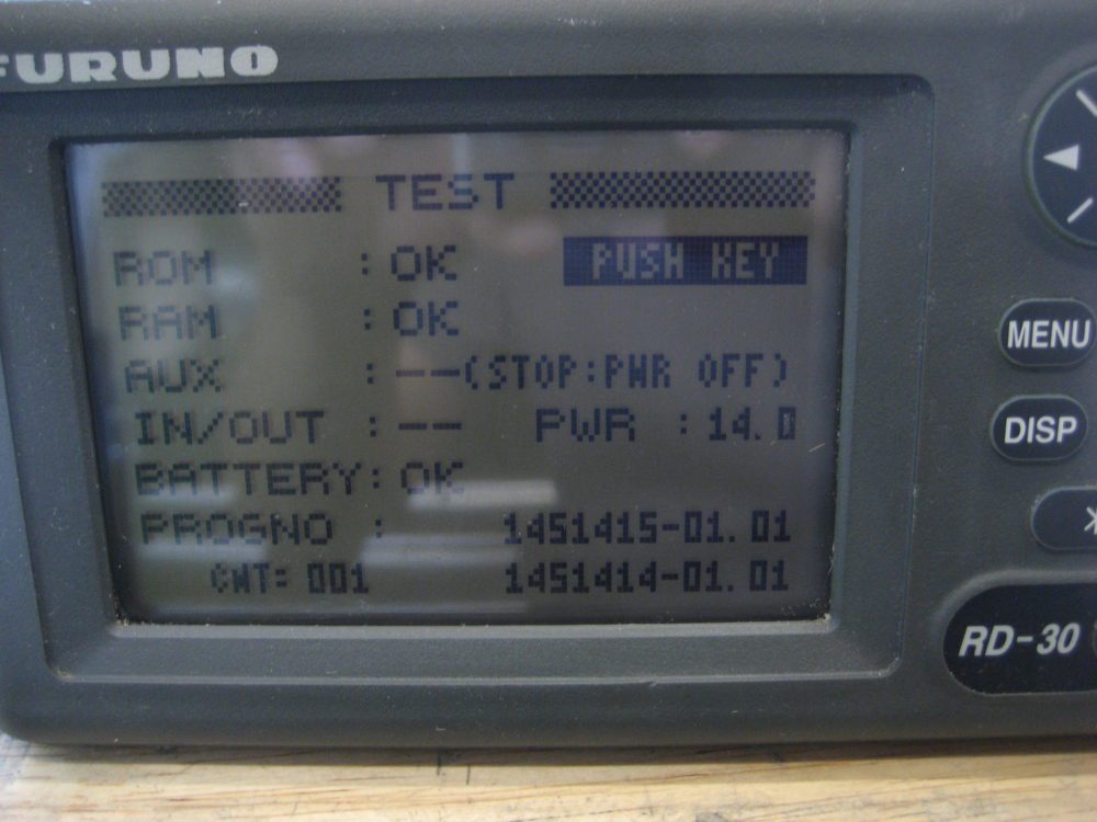 Furuno RD-30 Navigational Display NMEA 0183 Repeater - Tested - Max ...