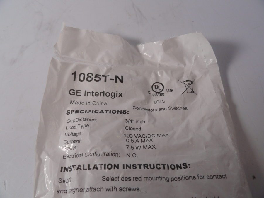 GE Interlogix 1085T-N Screw Mount Terminal Contact (QTY 3) - Max Marine ...