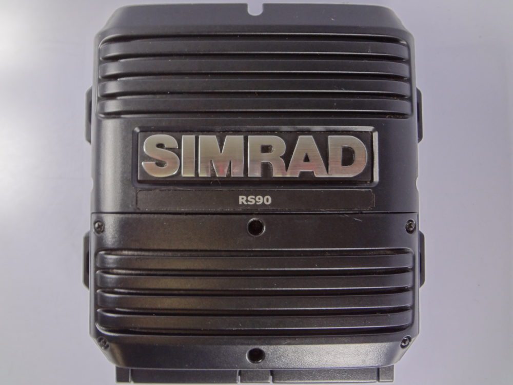Simrad RS90 VHF/FM Radio Transceiver Unit with Handset & Speaker Parts ...