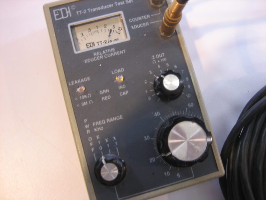 Radarsonics 201 50/200 kHz 600w Thru-Hull Bronze Transducer *Never ...