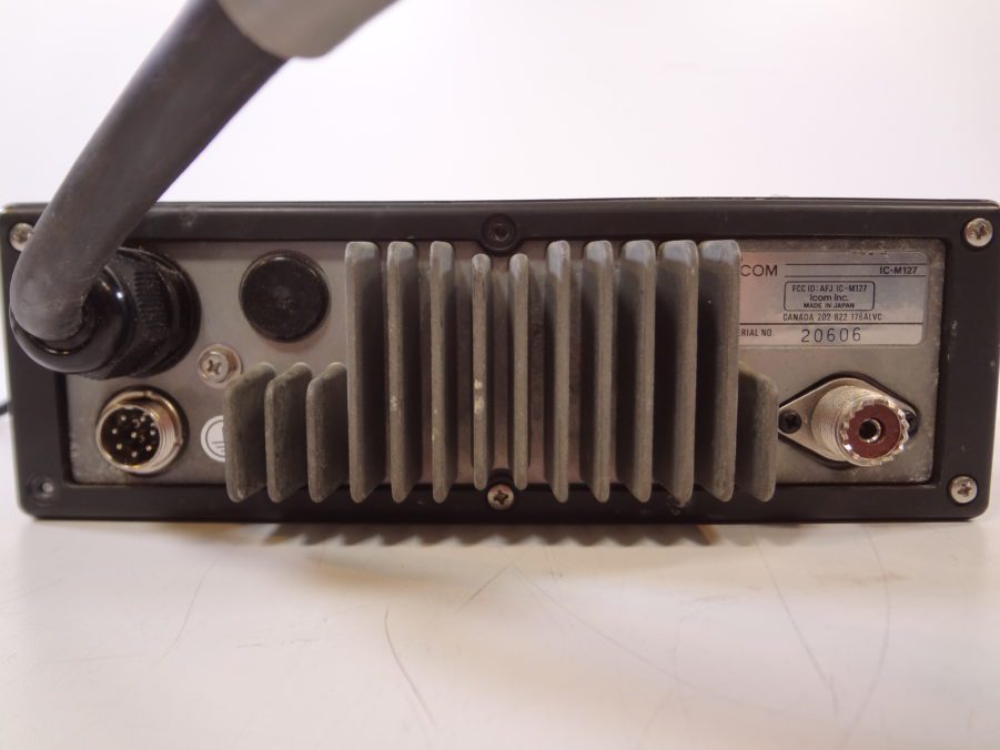 Icom IC-M127 VHF/FM Radio Marine Transceiver Unit w/ Hand Mic - Working ...
