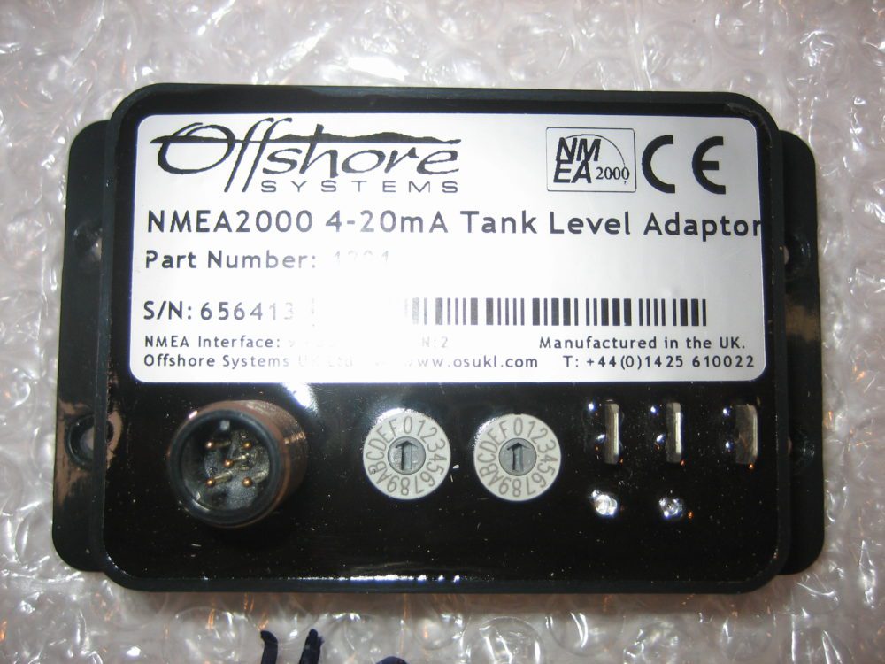 Oceanic Systems / Offshore 4291 NMEA 2000 4-20mA Tank Level Adaptor ...