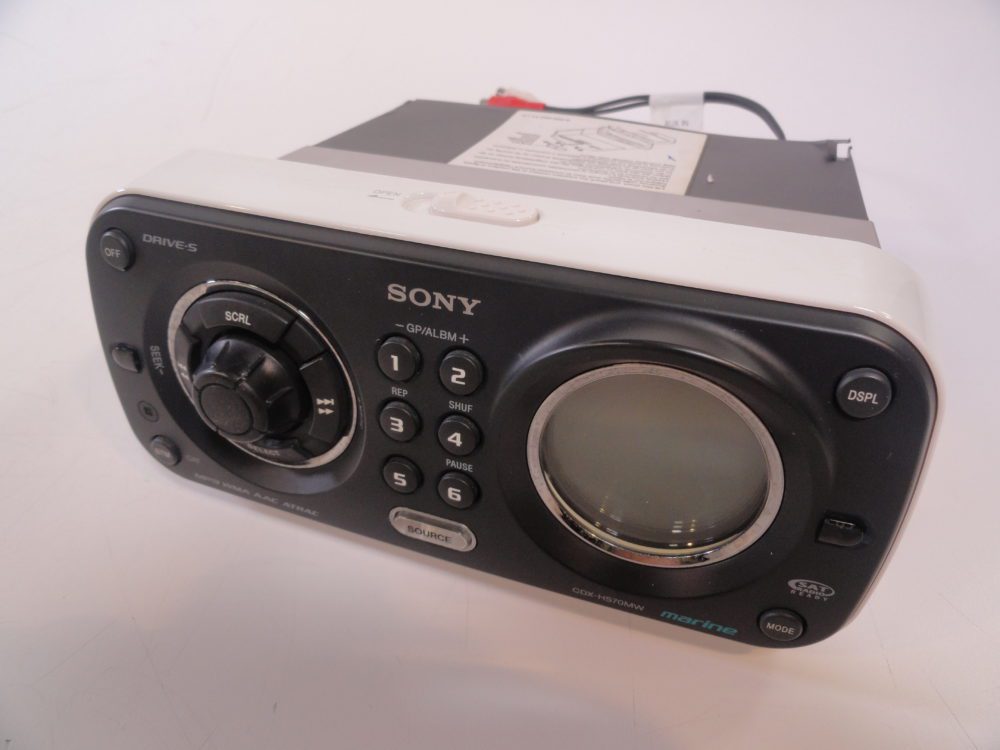 Sony CDX-HS70MW Marine CD Player - Parts or Repair - Max Marine Electronics