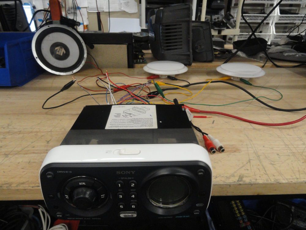 Sony CDX-HS70MW Marine CD Player - Parts or Repair - Max Marine Electronics