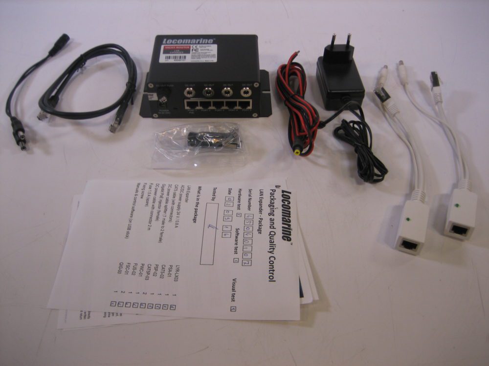LocoMarine Yacht Router *NEW OPEN BOX* LAN Expander (LYR-LXB-P) - Max ...
