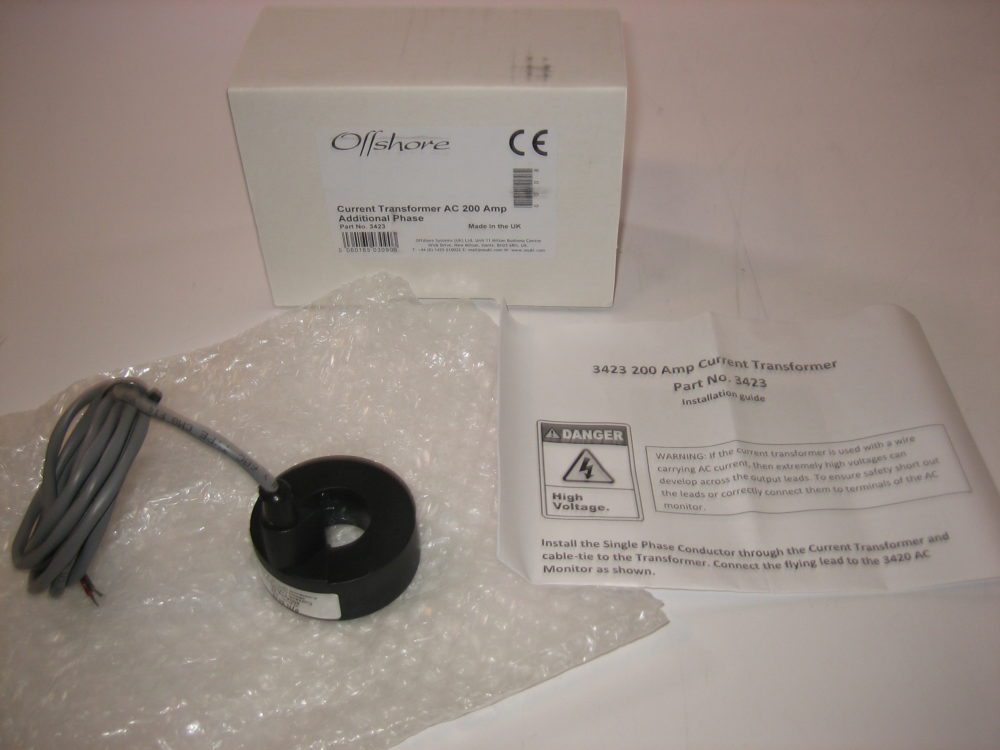 Oceanic Systems / Offshore 3423 Current Transformer AC 200 AMP ...