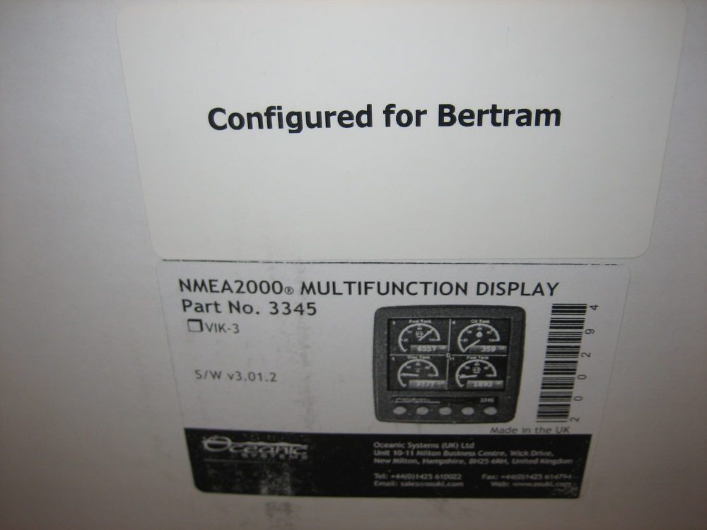 Oceanic/Offshore Systems 3345 NMEA 2000 Multi-Function Color Display ...