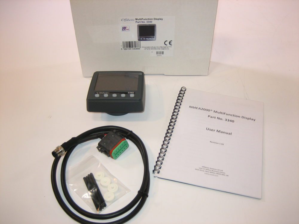 Oceanic Systems / Offshore Dynamics 3340 NMEA 2000 Multi-Function Color ...