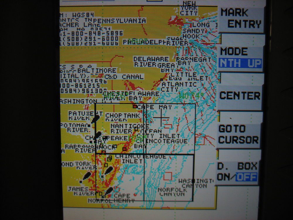 Navionics Classic NavChart Card Chesapeake Bay Appr US505S32 Feb 2000 ...
