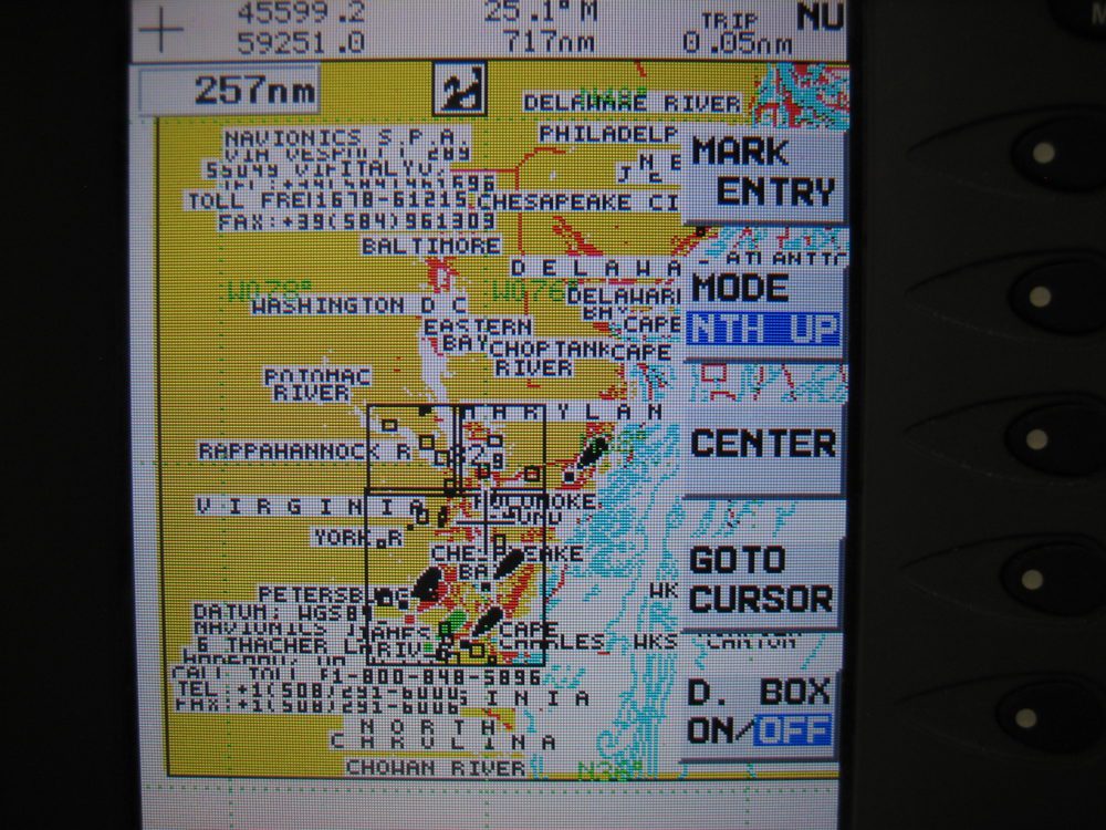 Navionics Classic NavChart Card Chesapeake South US302S32 - Max Marine ...