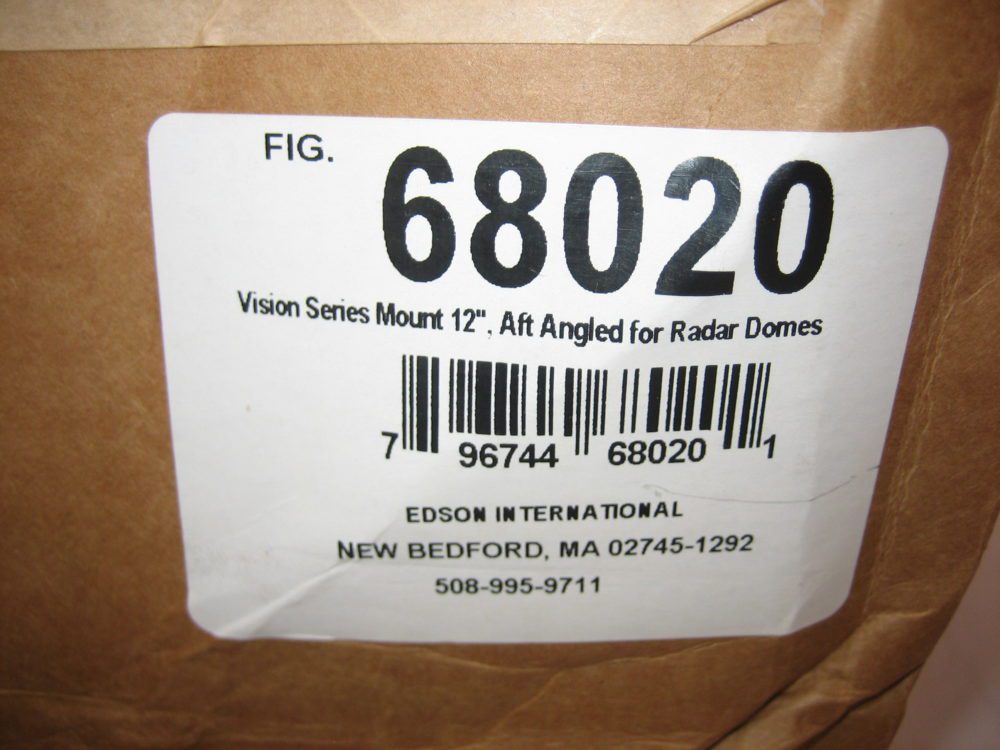 Edson Vision Series *NEW* - 6802 68020 12" Aft Angled Radar Mount Base ...