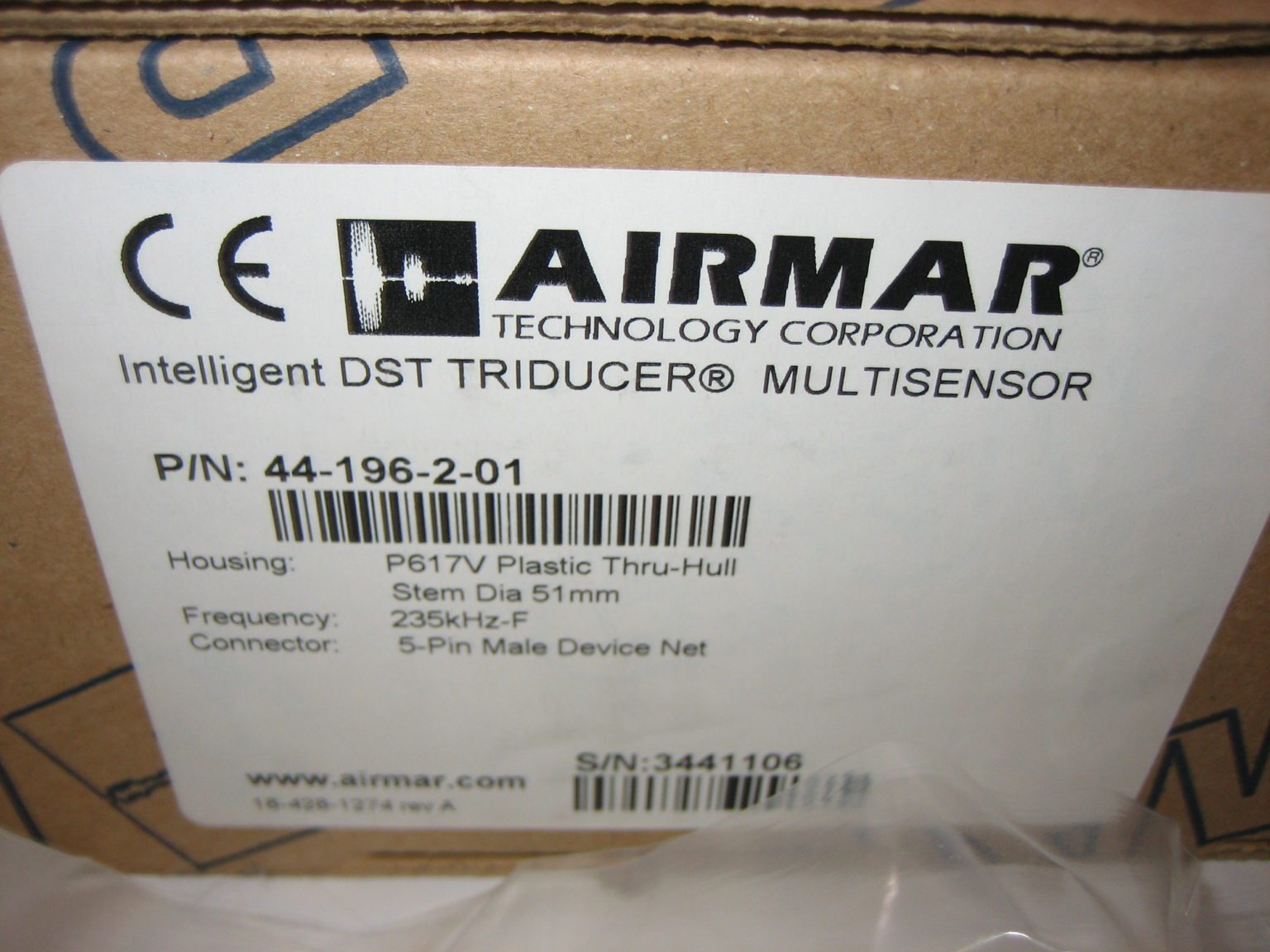 Airmar IDST800-N2000 Thru Hull Depth/Speed/Temp Transducer NMEA2000 ...