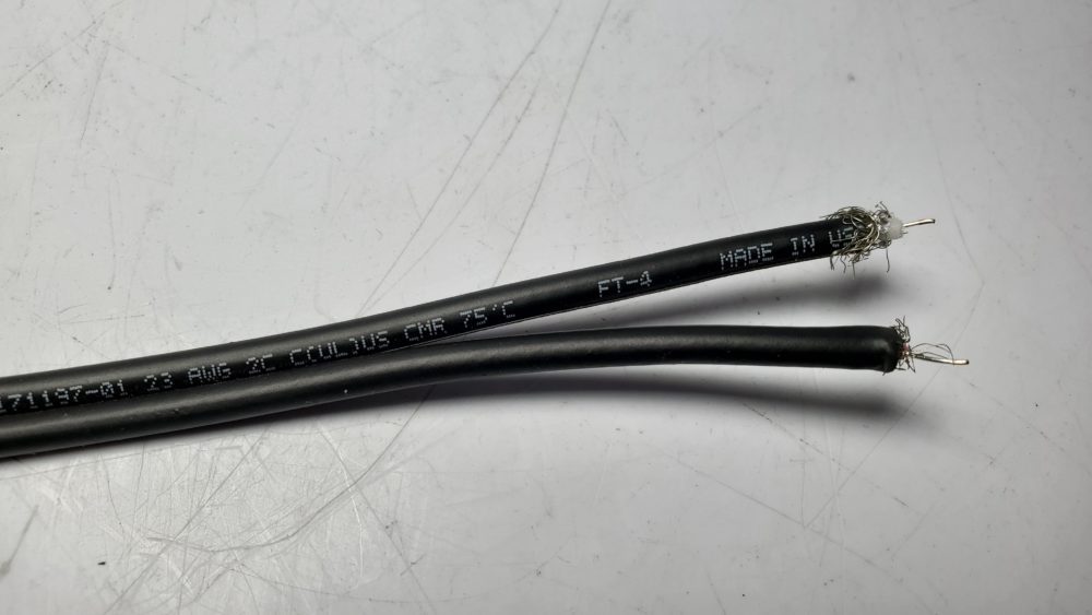 Straightwire Silver23 - 23 AWG 2C Coax - 2 Conductor Silver Copper ...