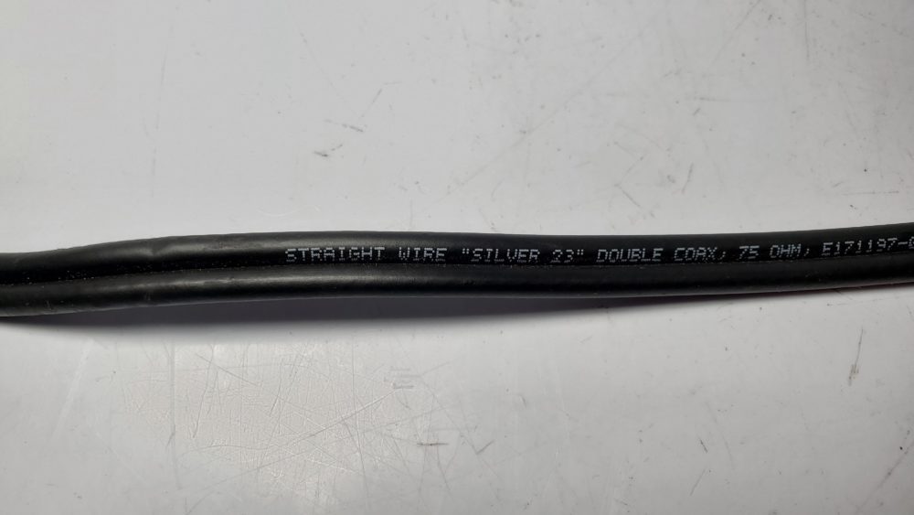 Straightwire Silver23 - 23 AWG 2C Coax - 2 Conductor Silver Copper ...