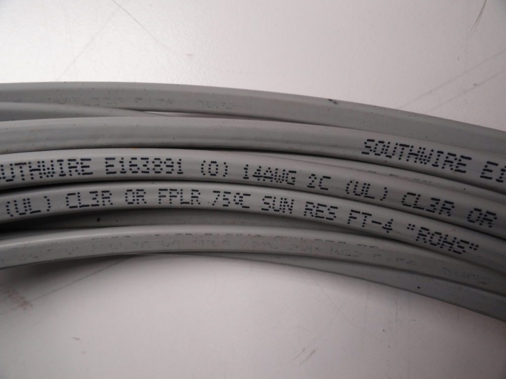 28 Feet (28ft) 14AWG-2C 14/2 Duplex 14 AWG Tinned Copper Wire Marine ...
