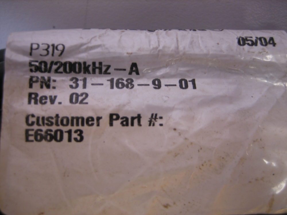 Raymarine Raytheon Thru-Hull Transducer E66013 P319 f/ DSM300/30 CP370 ...