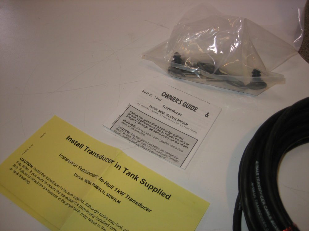 Simrad M260 1kw In-Hull Tank Transducer for EQ CA CX CE 40 and 50 ...