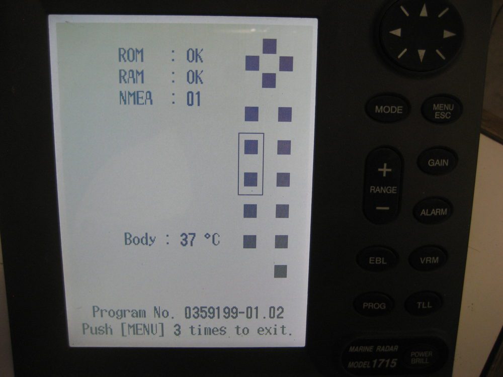 Furuno 1715 2.2kW Radar Dome System 7" Display - Fully Tested - Max ...