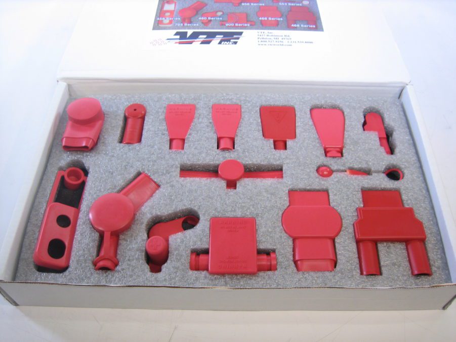 VTE 15 Piece Terminal Insulator Kit Red/Pos - Max Marine Electronics