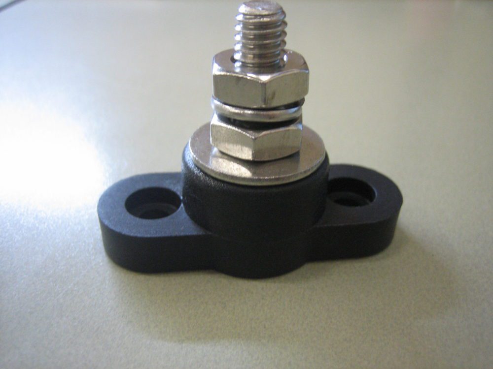 VTE PN77031N14 Marine Grade Single Point Power Distribution Post Blk ...