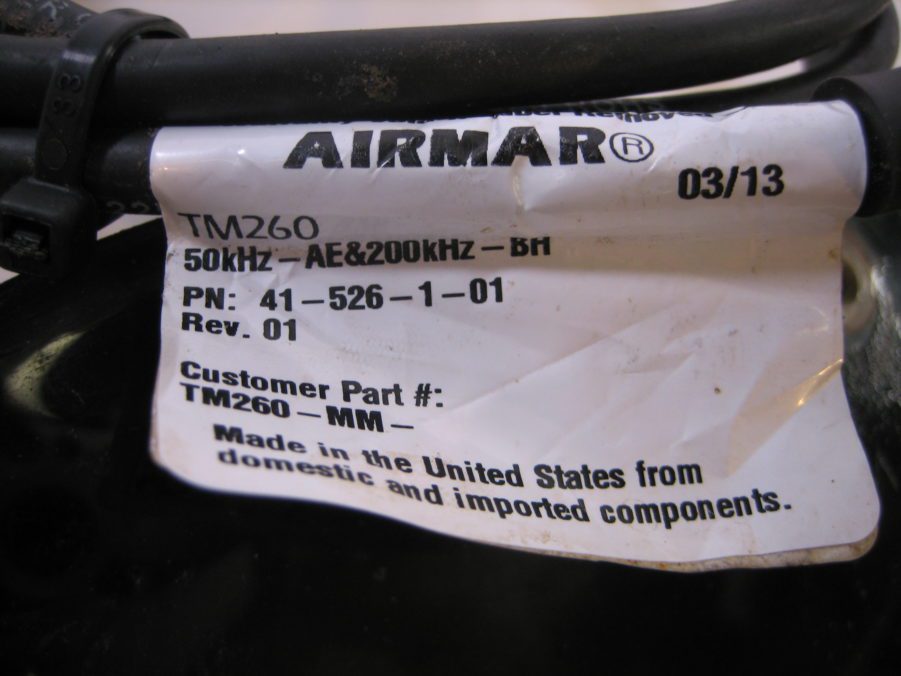 Airmar Garmin TM260-8G Transom Mount Transducer *TESTED* 8 Pin Blue for ...