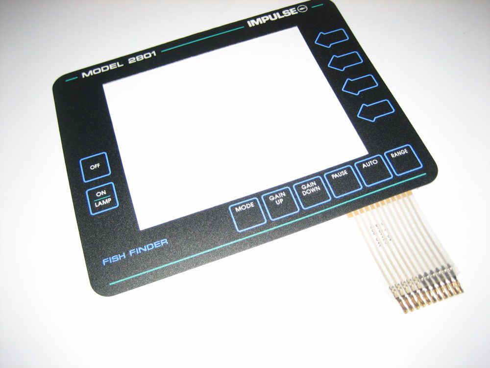 Impulse *NEW* 2801 Fish Finder Front Vinyl Keyboard Keypad Overlay ...
