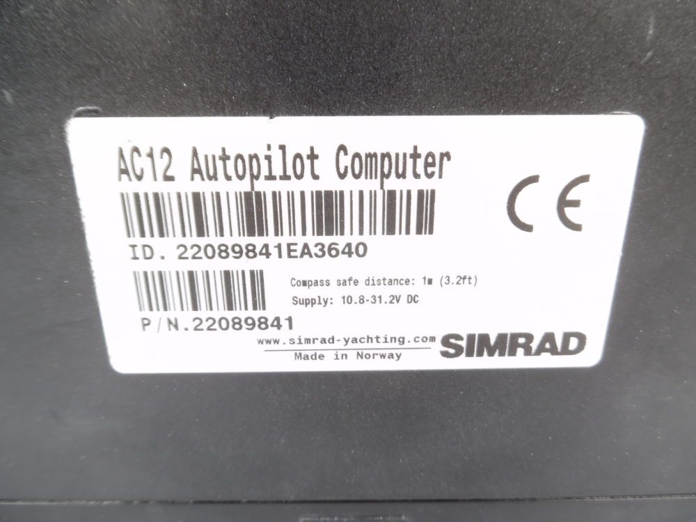 Simrad - AC12 Autopilot Computer - 22089841 - F\ AP24/AP28 - GOOD ...