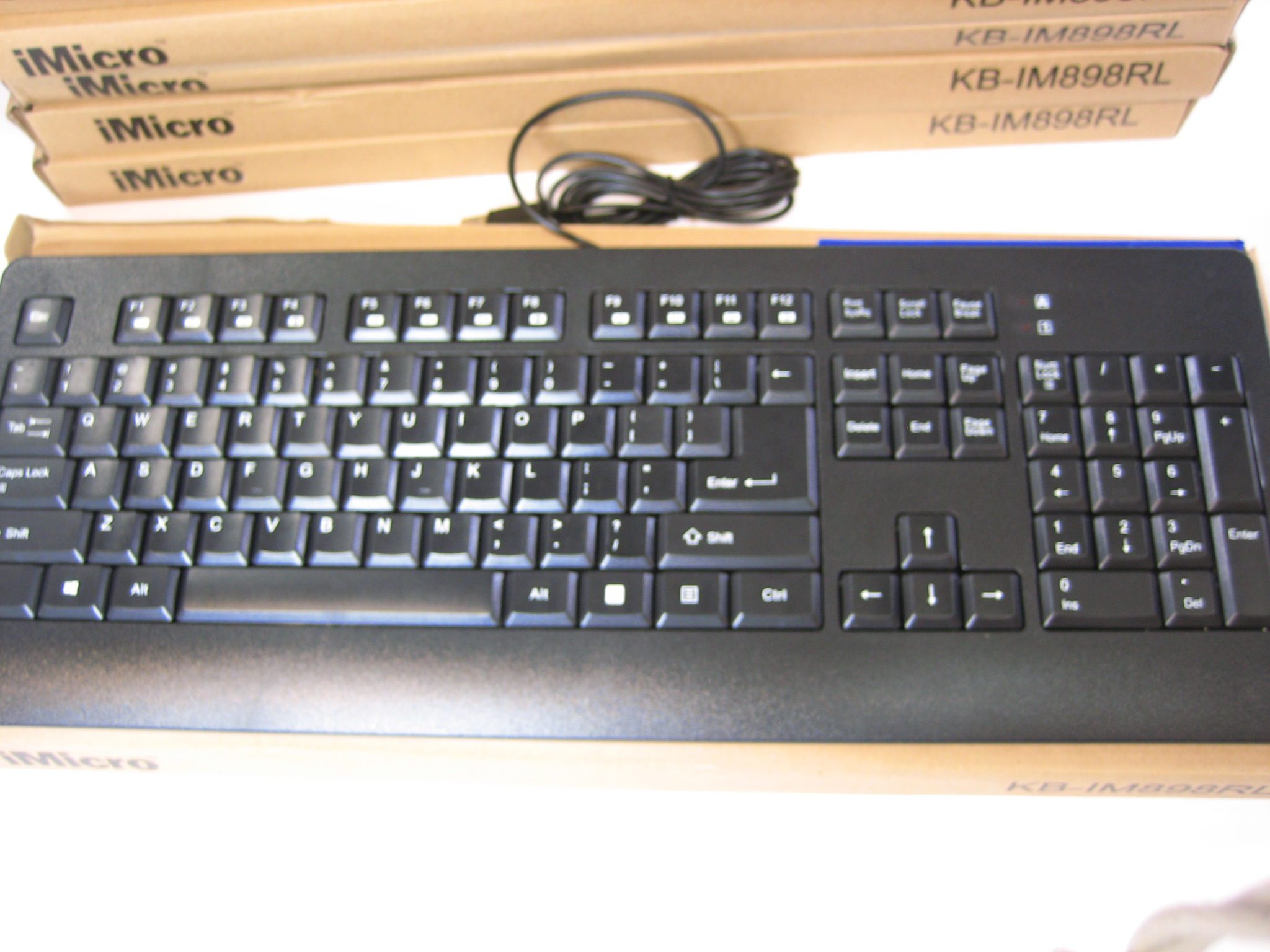 IMICRO- KBIM898RL - USB Keyboard - Lot of 7 - New In Box - Max Marine ...