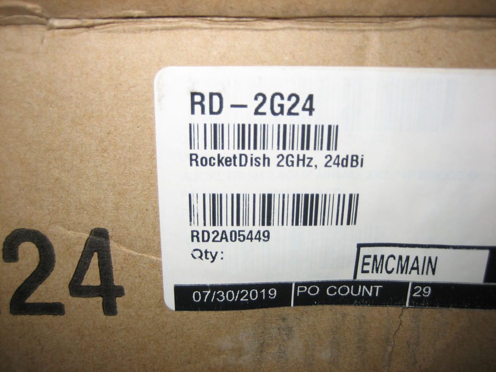 Ubiquiti- RD-2G24 2GHZ Rocket Dish 24DBI *NEW STOCK* Free Shipping in ...