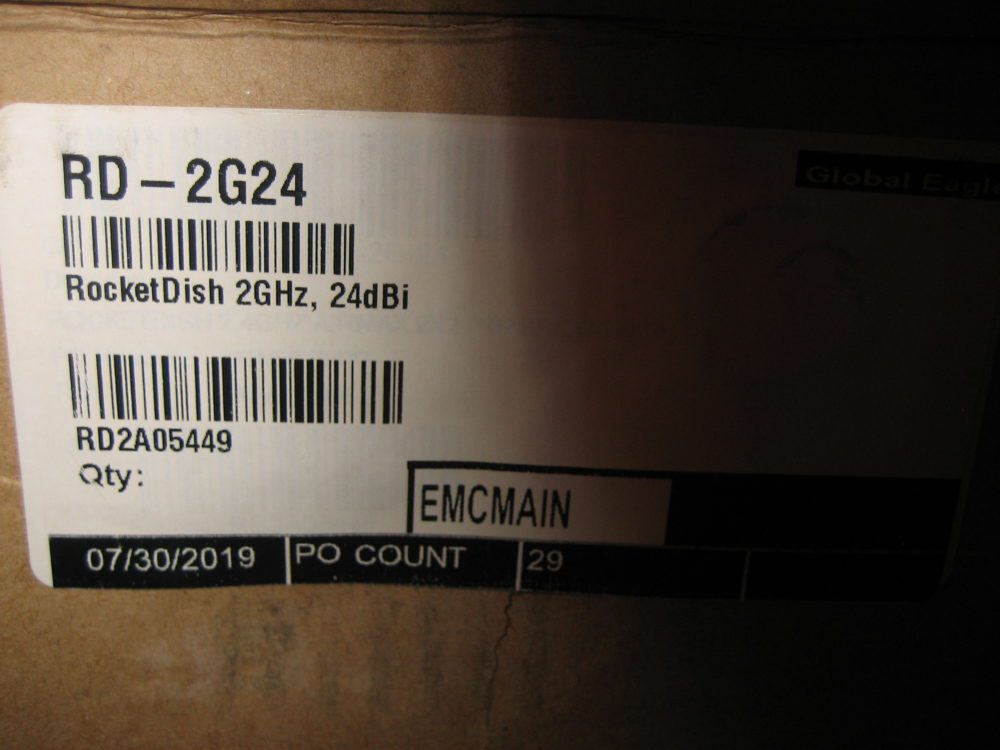 Ubiquiti- RD-2G24 2GHZ Rocket Dish 24DBI *NEW STOCK* Free Shipping in ...