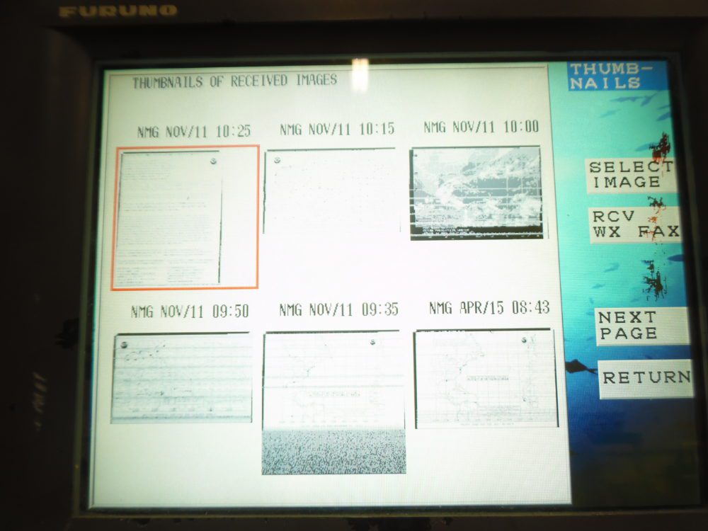 Furuno FAX-30 Weatherfax/Navtex Receiver w/ Power +Network Cables ...