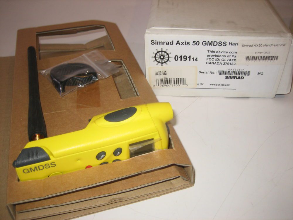 Simrad AXIS 50 Handheld GMDSS VHF Radio **CORE & ANTENNA ONLY** - Max ...