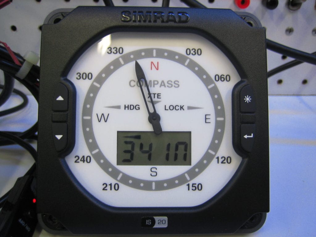 Simrad IS20 - PN: 22096655 - Compass Display Fully Tested W/Orig Box ...