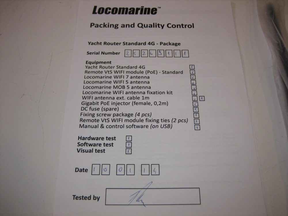 LocoMarine Yacht Router *NEW OLD STOCK* Standard 4G Booster LYR-S-P ...