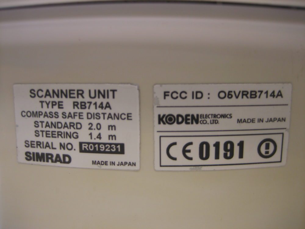 Simrad RB-714A RA772UA 2KW Radome (Dummy Dome) - Max Marine Electronics