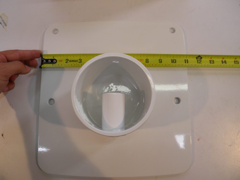 Seaview Pole Radar Mount System RM-4G-TOP Top Plate for Garmin ...