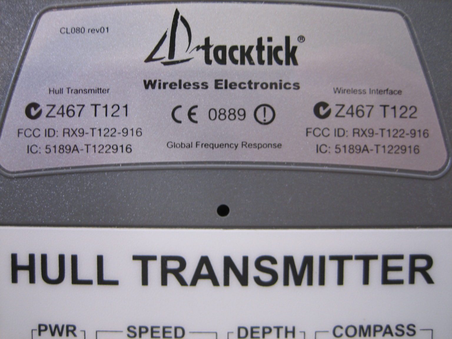 Tacktick Raymarine Thru Hull Transmitter - New Out of Box - T122 - Max ...