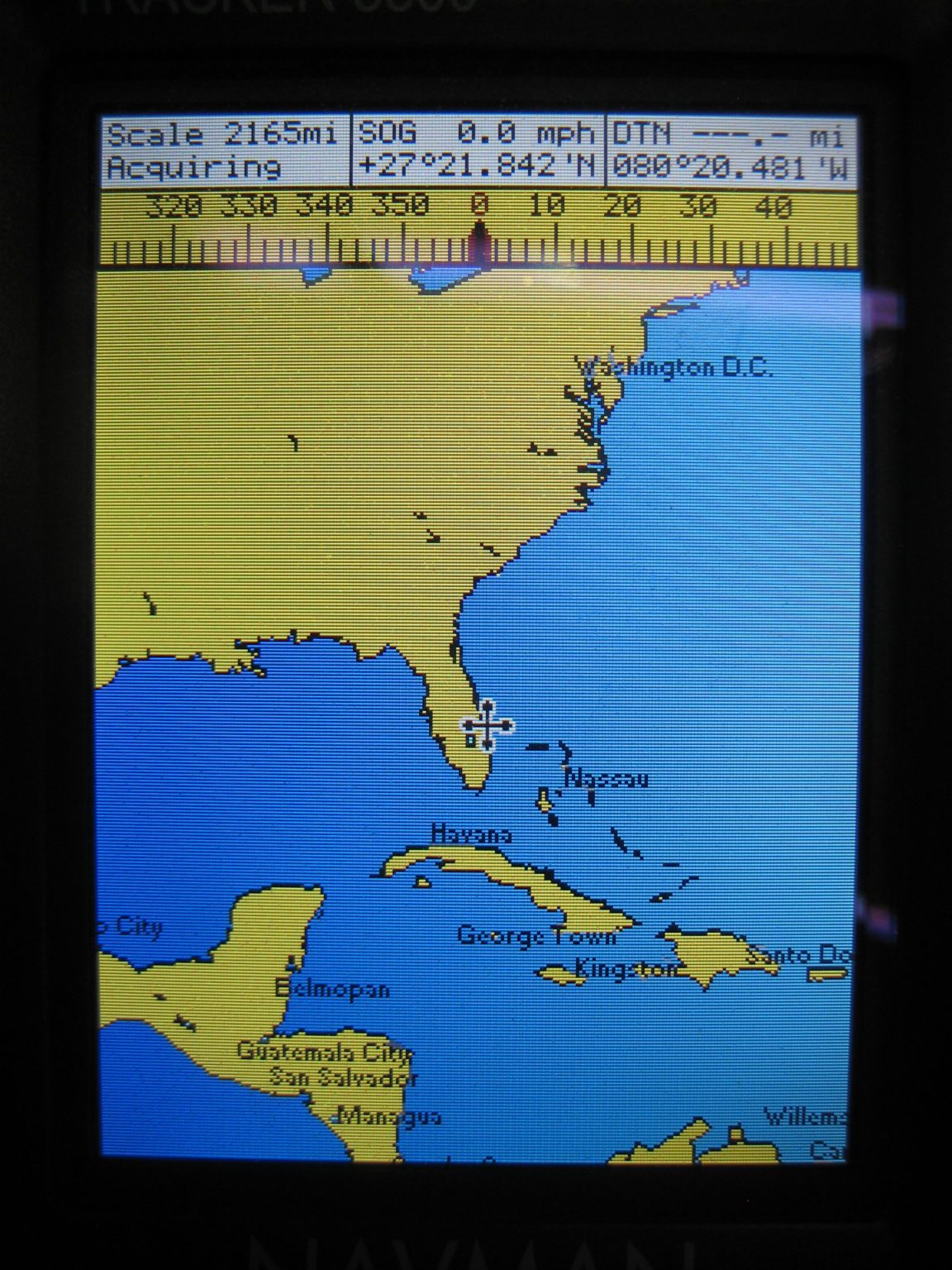 Navman Tracker 5500i Head Unit - NO GPS Fix - PARTS REPAIR - Max Marine ...