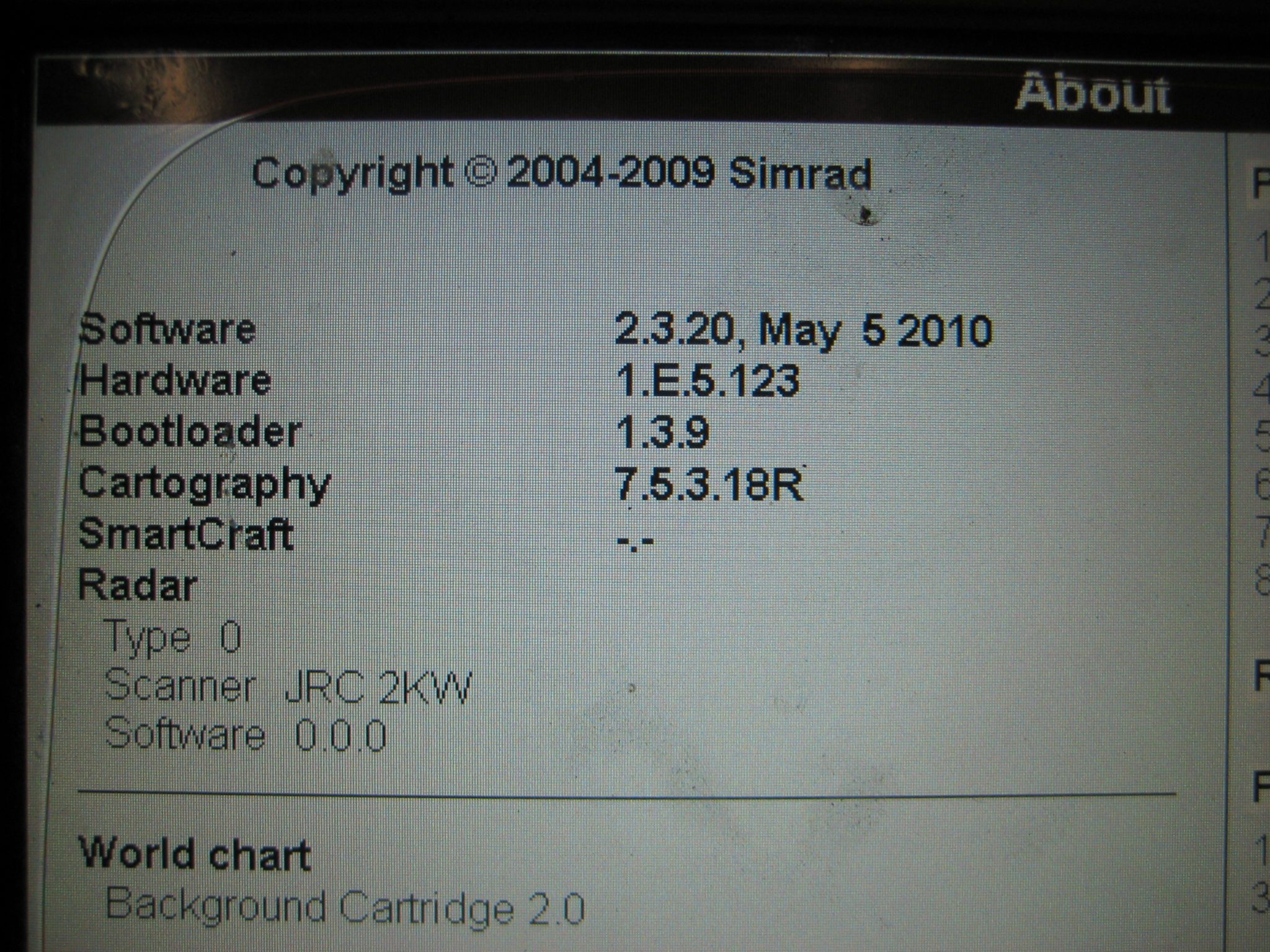 Simrad NX40 (Parts Or Repair) - Max Marine Electronics