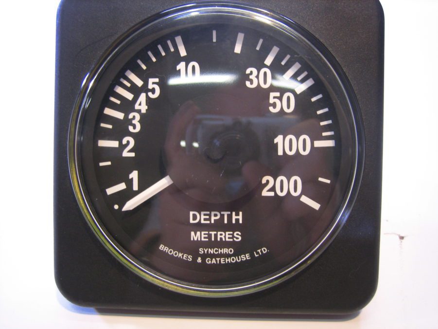 B&G / H2000 Synchro Analog Depth Gauge (Meters) BENCH TESTED GOOD - Max ...