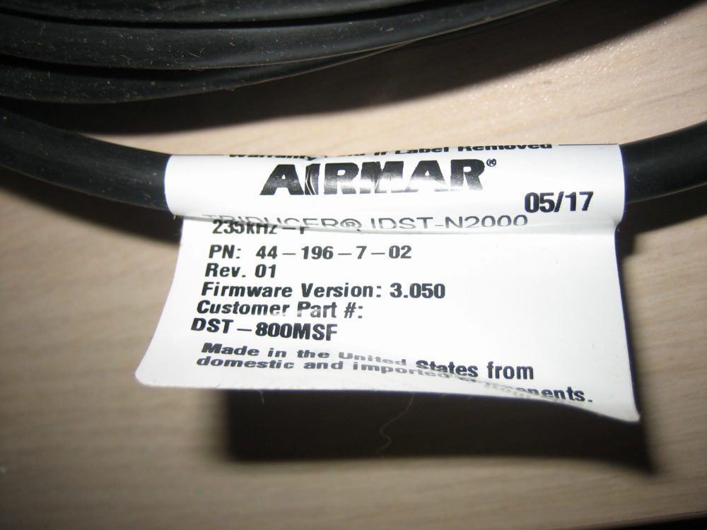 Airmar Furuno *NEW* DST-800MSF Thru Hull Depth/Speed/Temp Transducer ...